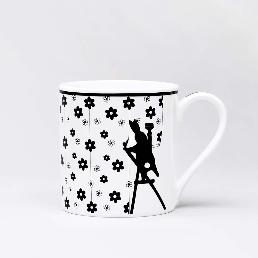 Ham WALLPAPERING Rabbit Mug: Design Quest