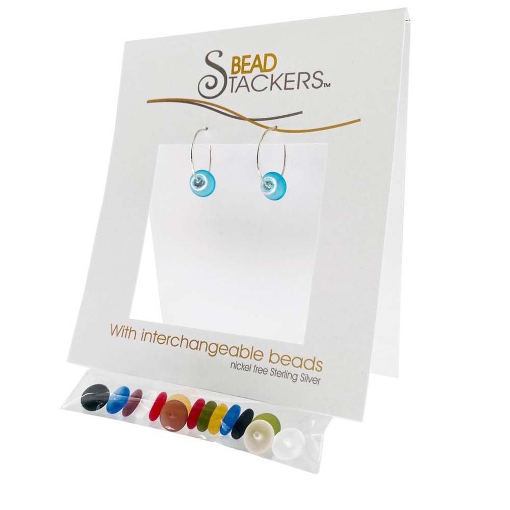 Bead Stackers ABPN20 Earring - Small Glass Bead: Design Quest