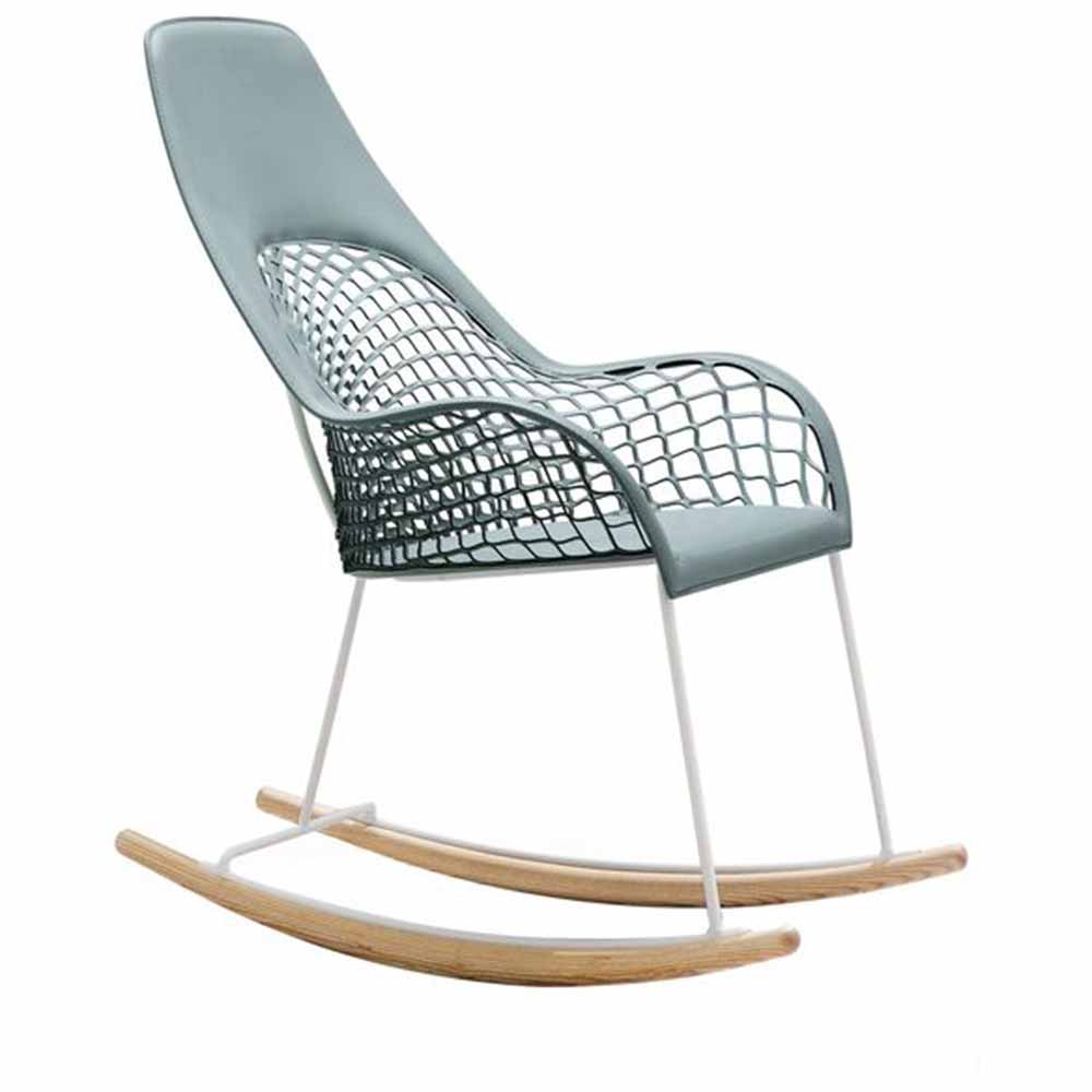 Midj GUAPA DNA M CU Rocking Chair - Light Blue: Design Quest