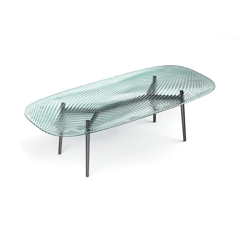 Fiam CORAL BEACH Glass Dining Table: Design Quest