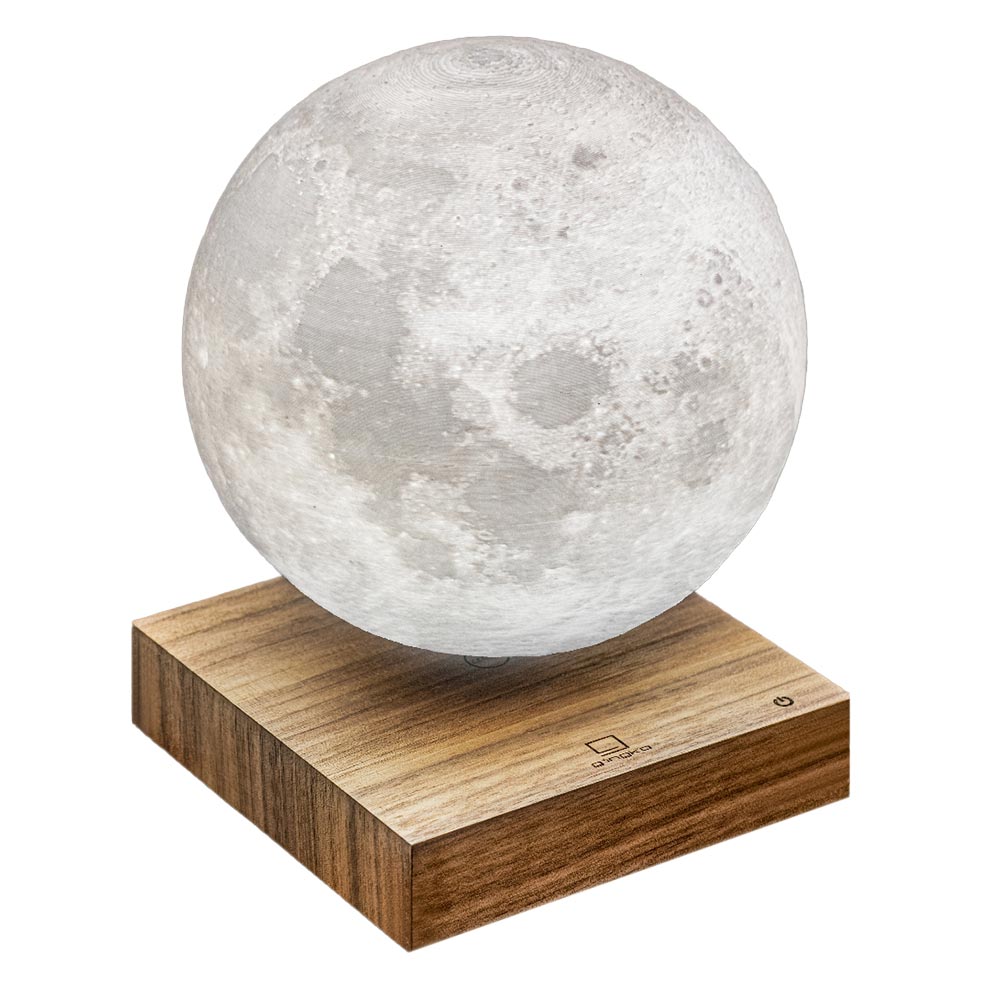Gingko SMART MOON Lamp - Walnut: Design Quest