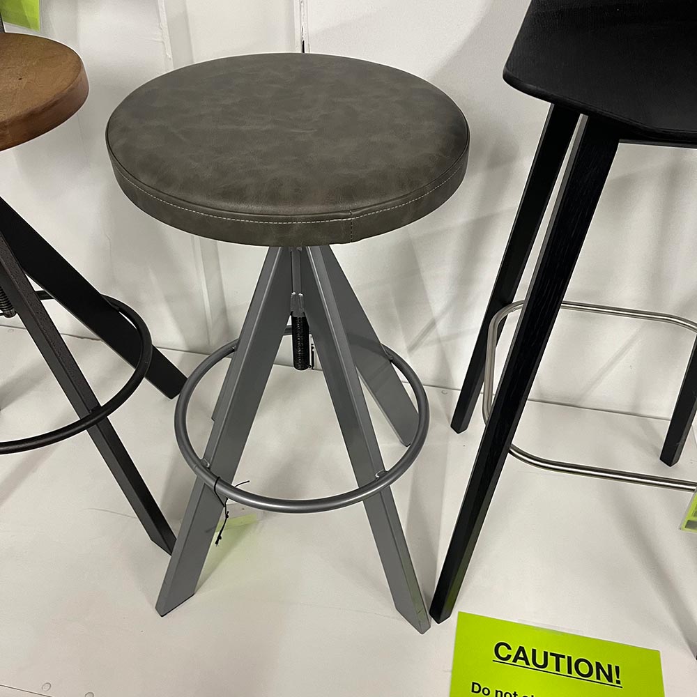 Amisco Uplift Stool Without Backrest - Magnetite / Elephant: Design Quest