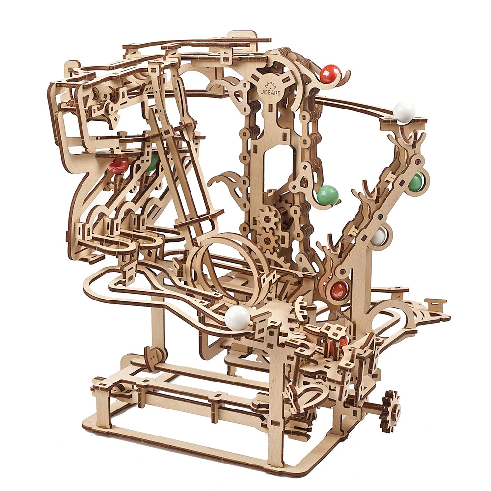 Ugears Marble Run Chain Hoist: Design Quest