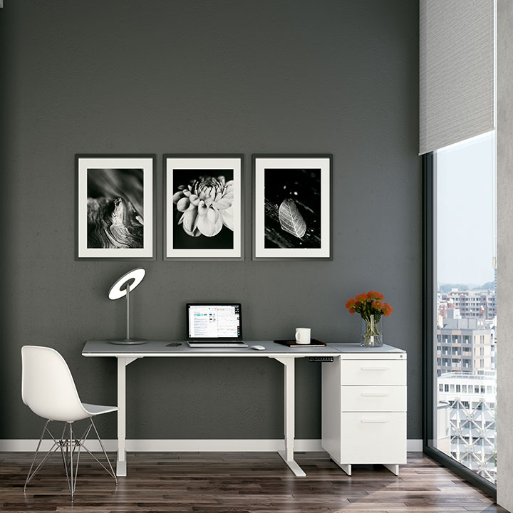 BDI Centro 6451 2 Lift Standing Desk 60 Design Quest