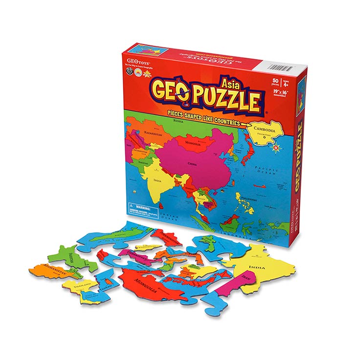 GeoToys GeoPuzzle - Asia: Design Quest