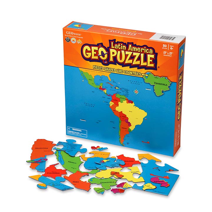 GeoToys GeoPuzzle - Latin America: Design Quest