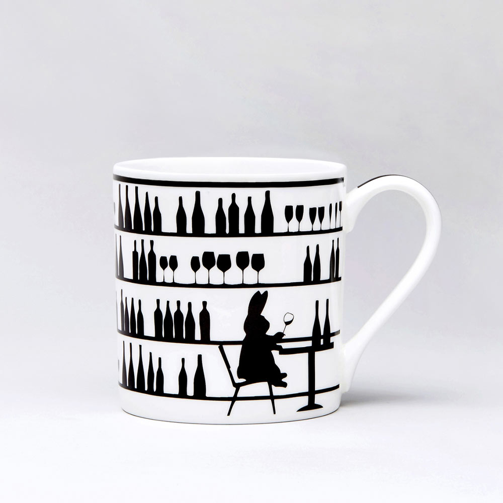 Ham WINE TASTING Rabbit Mug: Design Quest