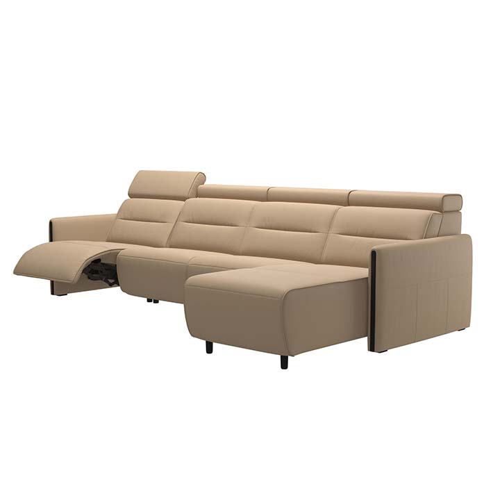 Three seater chaise sofa store