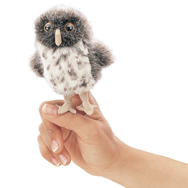 Folkmanis Mini Spotted Owl Finger Puppet: Design Quest